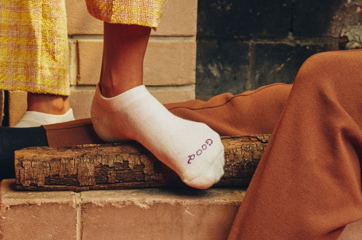 Australian Merino Wool-Blend Cushioned Ankle Socks - Paire